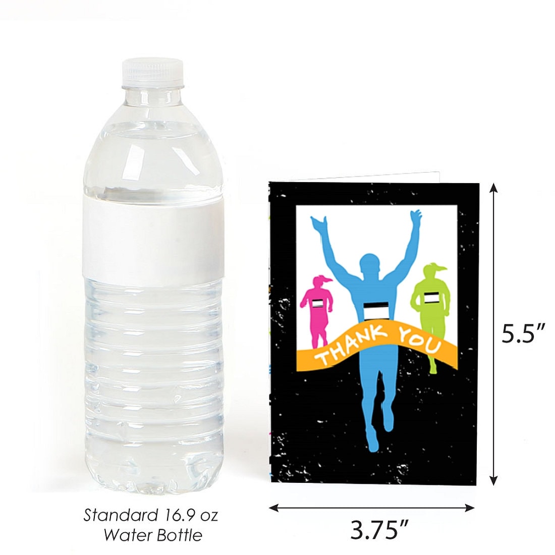 Set the Pace Running Thank You Cards Track Thank You | Etsy