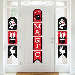 Ta-da, Magic Show - Hanging Vertical Paper Door Banners - Magical ...