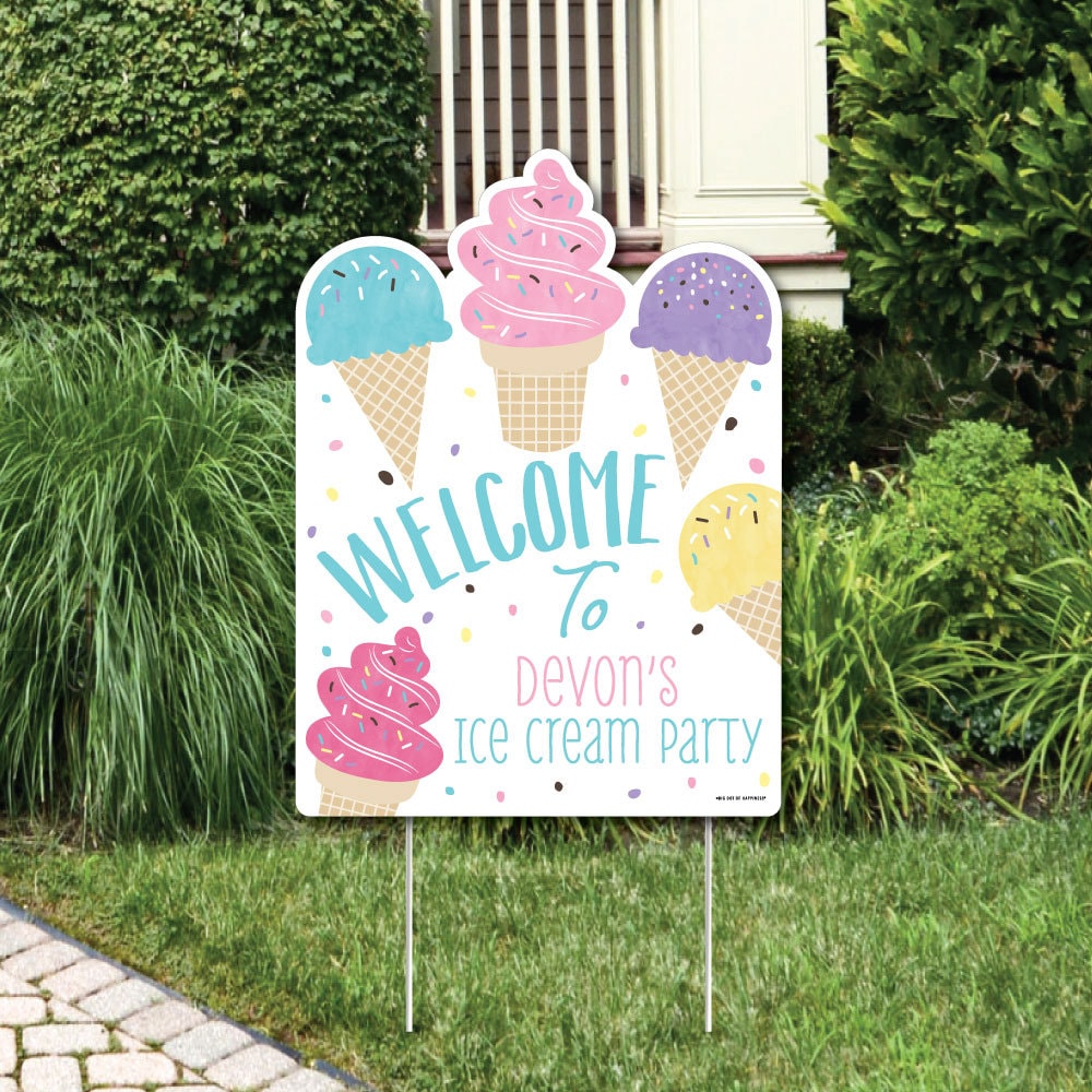Scoop up the Fun Ice Cream Party Decorations Sprinkles | Etsy