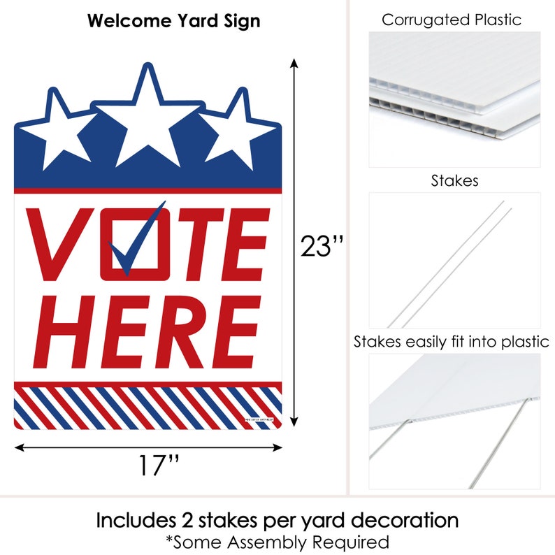 Vote Here Party Decorations Political Election Day Welcome - Etsy