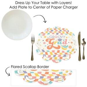 Groovy Grad - Hippie Graduation Party Round Table Decorations - Paper ...