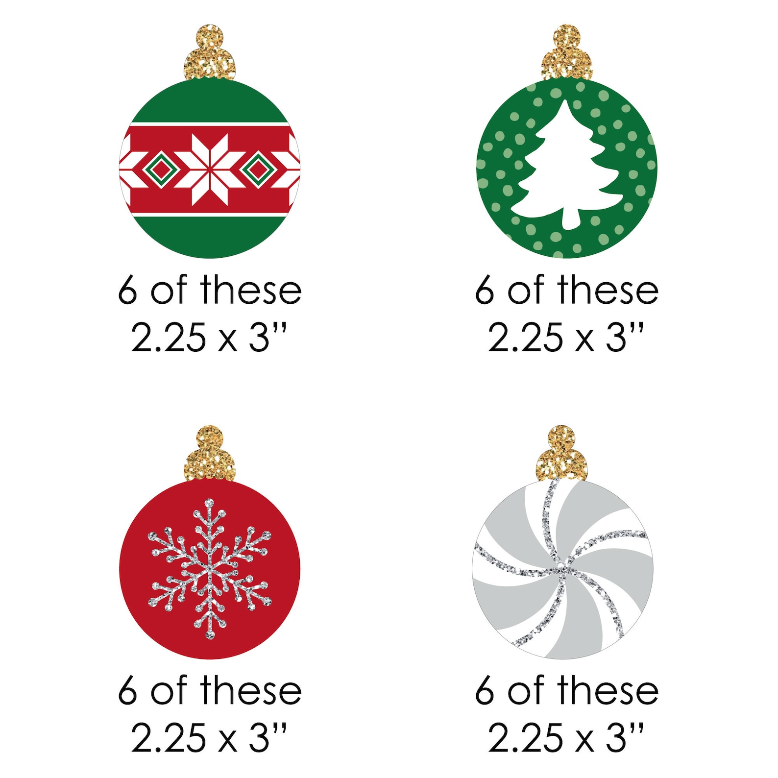 Ornaments DIY Shaped Holiday and Christmas Party Cut-outs - Etsy