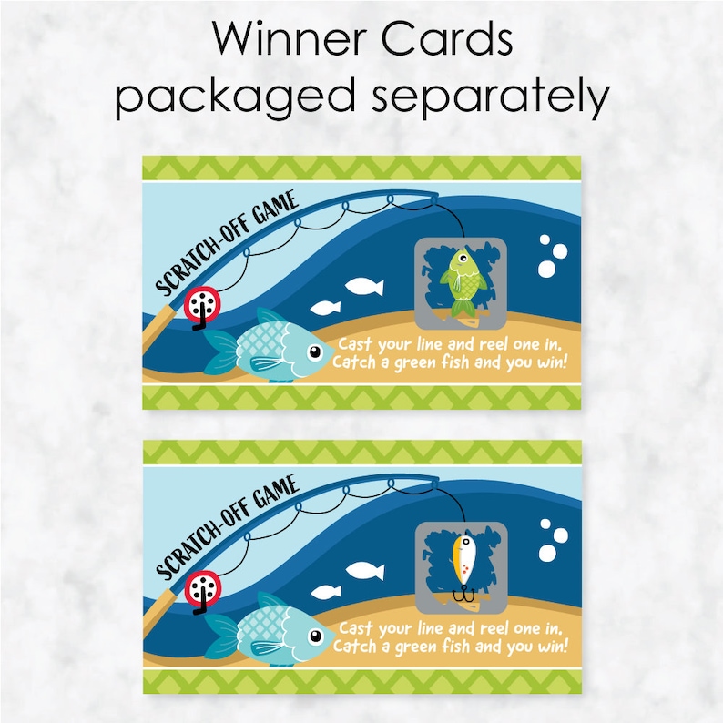 Let’s Go Fishing - Fish Themed Birthday Party or Baby Shower Game ...