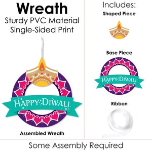 Happy Diwali - Outdoor Festival of Lights Party Decor - Front Door ...