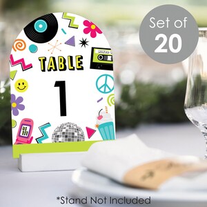 Through the Decades - 50s, 60s, 70s, 80s, and 90s Party Double-sided 5 ...