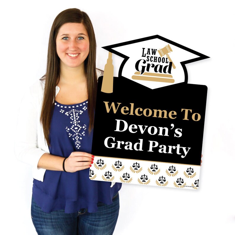 Law School Grad Party Decorations Future Lawyer Graduation - Etsy