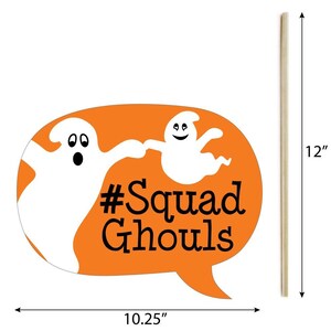 Funny Spooky Ghost Photo Booth Props - Halloween Party Spooky Ghost ...
