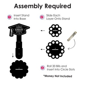 Graduation Cheers - DIY Graduation Party Money Holder Gift - Cash Cake ...