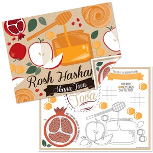 Rosh Hashanah - Paper Jewish New Year Coloring Sheets - Activity ...