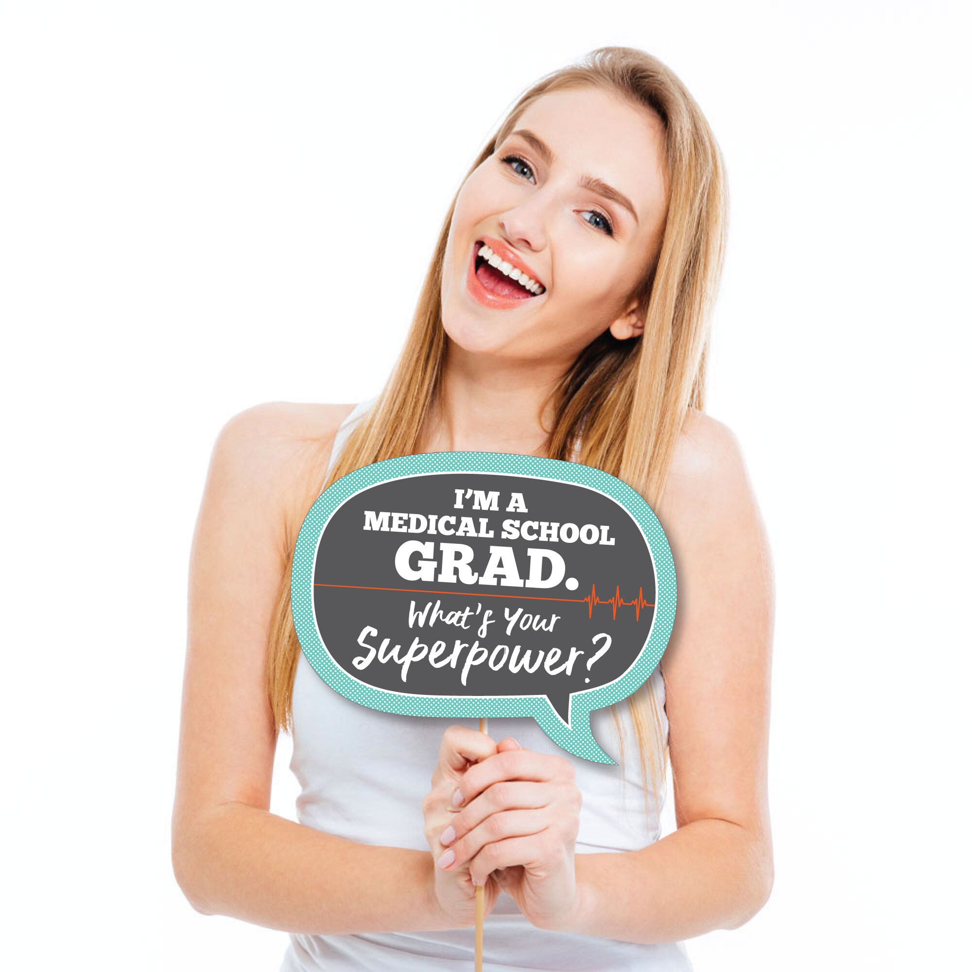 Funny Medical School Grad - Doctor Graduation Party Photo Booth Props ...
