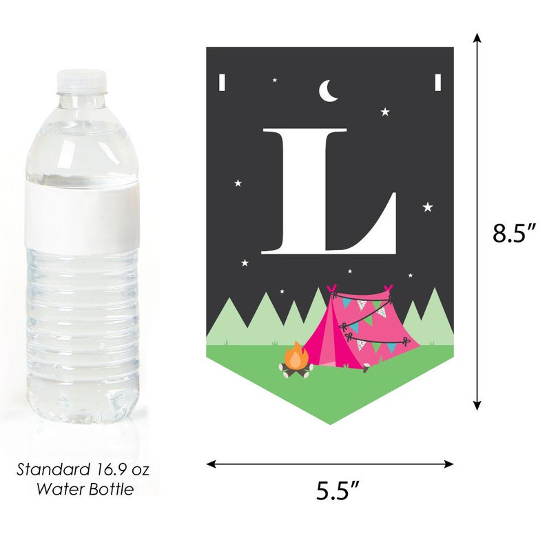 Let's Go Glamping Camp Glamp Party Bunting Banner - Etsy