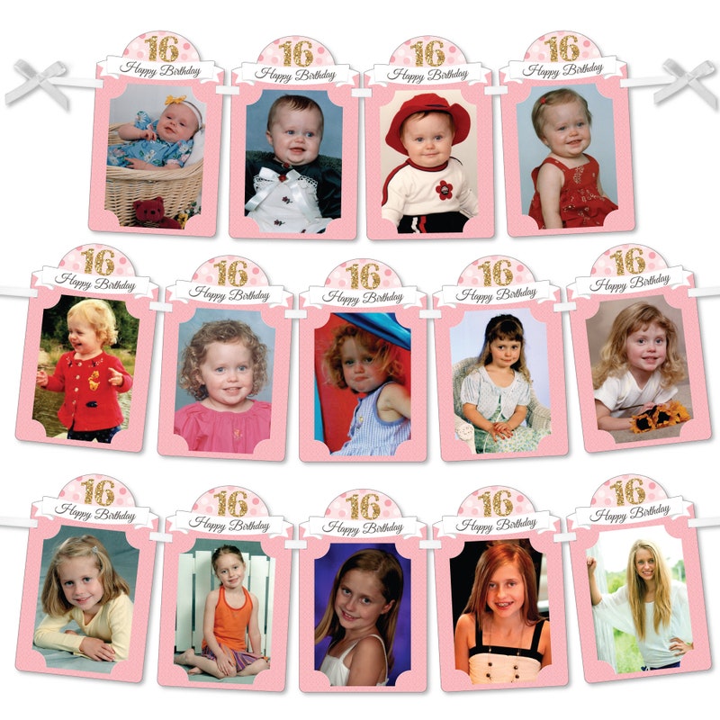 Sweet 16 Banner - Etsy