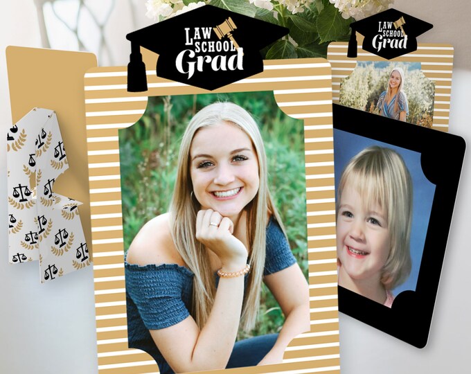 Law School Grad - Future Lawyer Graduation Party 4x6 Picture Display ...