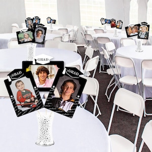 Graduation Cheers Photo Table Toppers - Graduation Party Picture ...