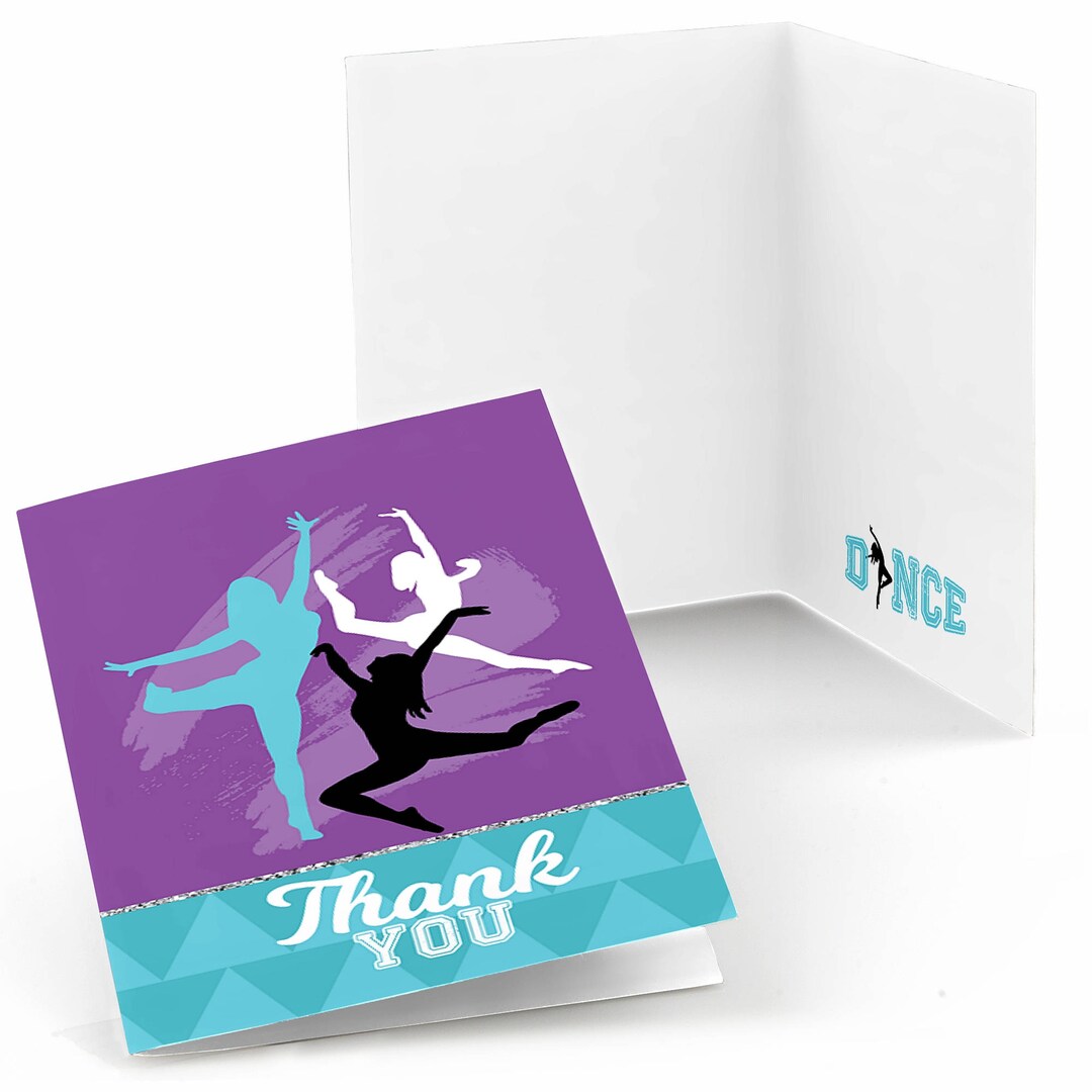 Must Dance to the Beat - Dance - Thank You Cards - Dance Party Thank ...