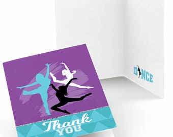 Dance Party Thank You Cards - Etsy
