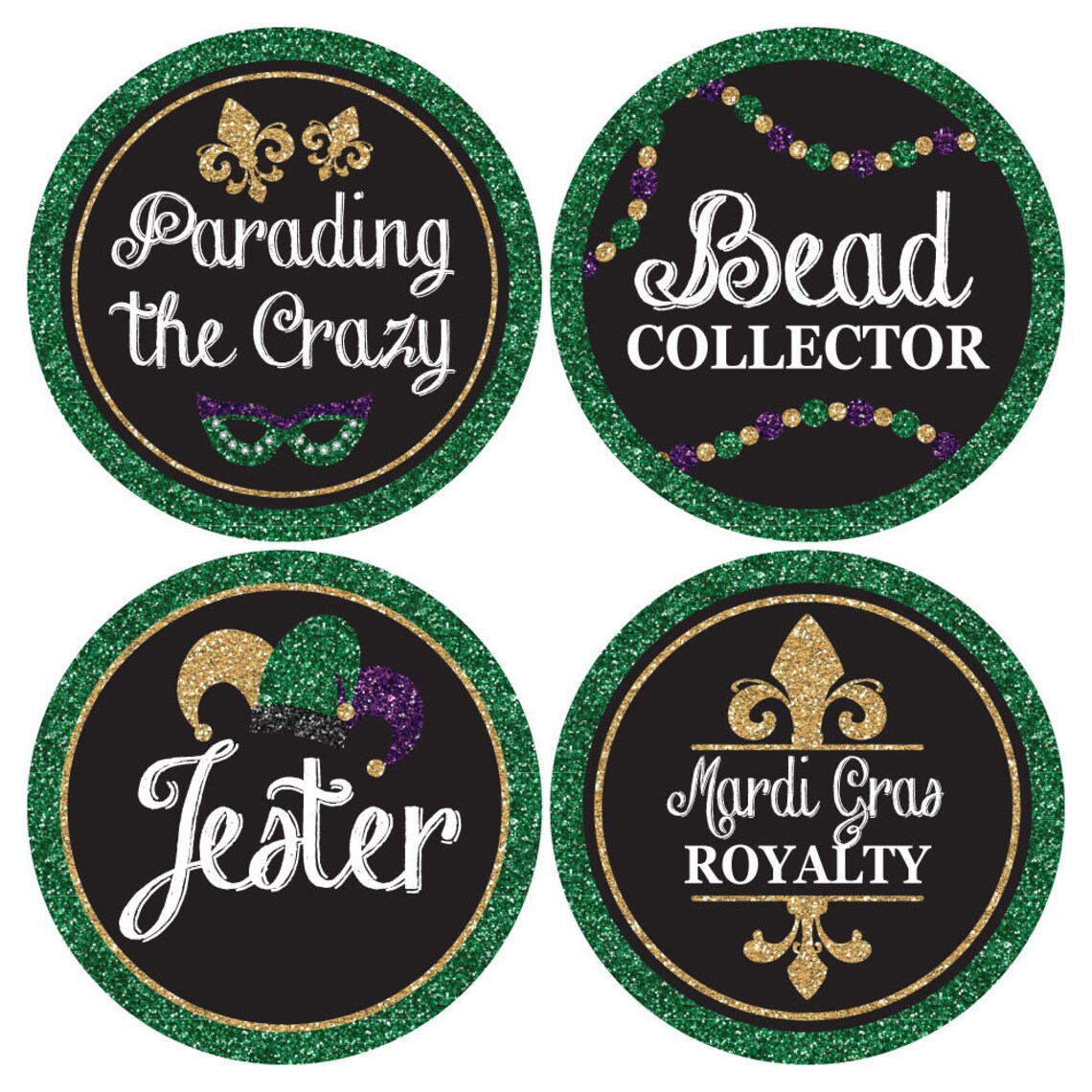 NOLA Bride Squad Bachelorette Party Name Badges Set of 12 | Etsy