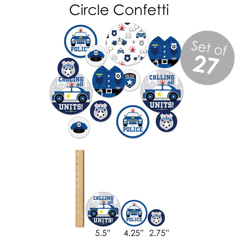 Calling All Units Police Cop Birthday Party or Baby Shower - Etsy