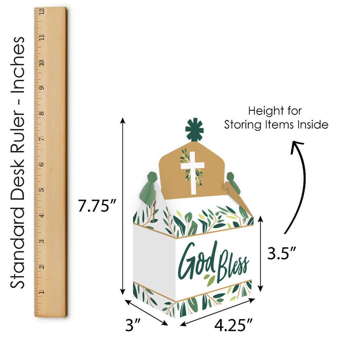 Elegant Cross Treat Box Party Favors Religious Party - Etsy