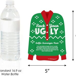 Ugly Sweater - Selfie Scavenger Hunt - Holiday and Christmas Party Game ...
