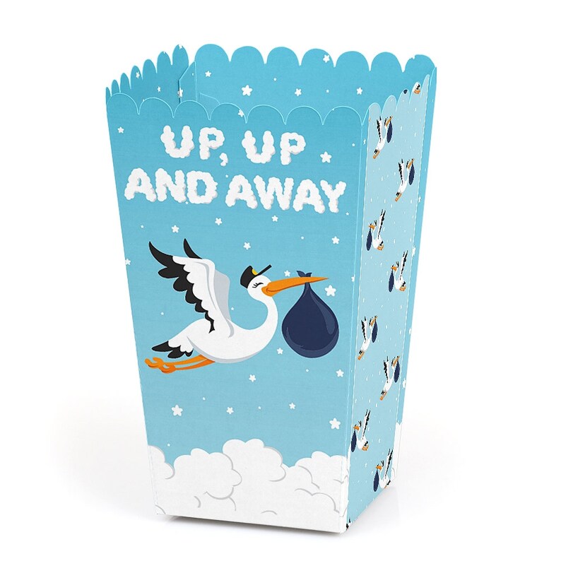 Boy Special Delivery Blue Its A Boy Stork Baby Shower Favor - Etsy