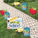 Back to School Yard Sign and Outdoor Lawn Decorations First Day of ...
