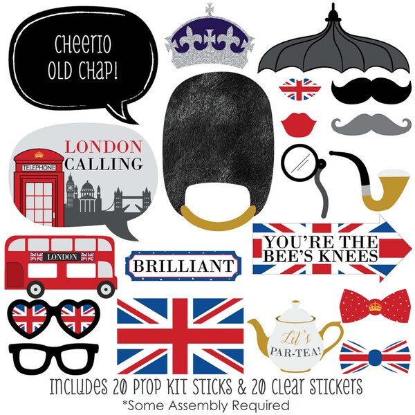 London Theme Party - Etsy