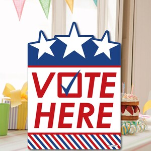 Vote Here Party Decorations Political Election Day Welcome | Etsy
