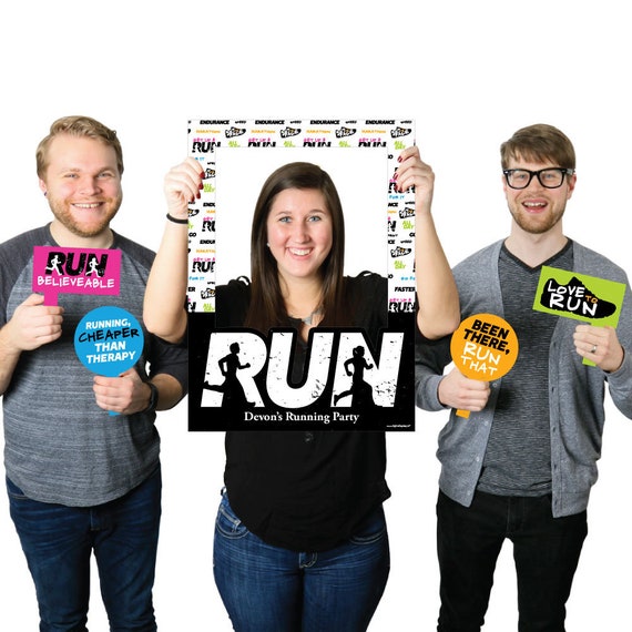 Set The Pace - Running - Personalized Track Selfie Photo Booth Picture ...