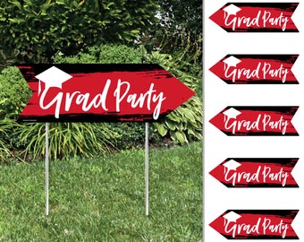 Grad Party Arrow Signs - Etsy