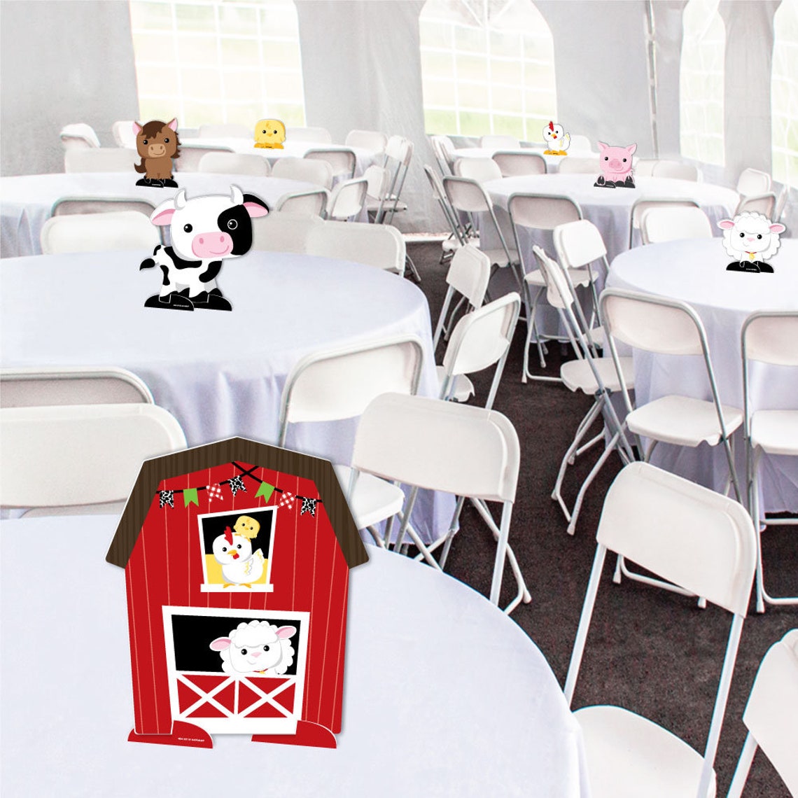 Farm Animals Barnyard Baby Shower or Birthday Party - Etsy