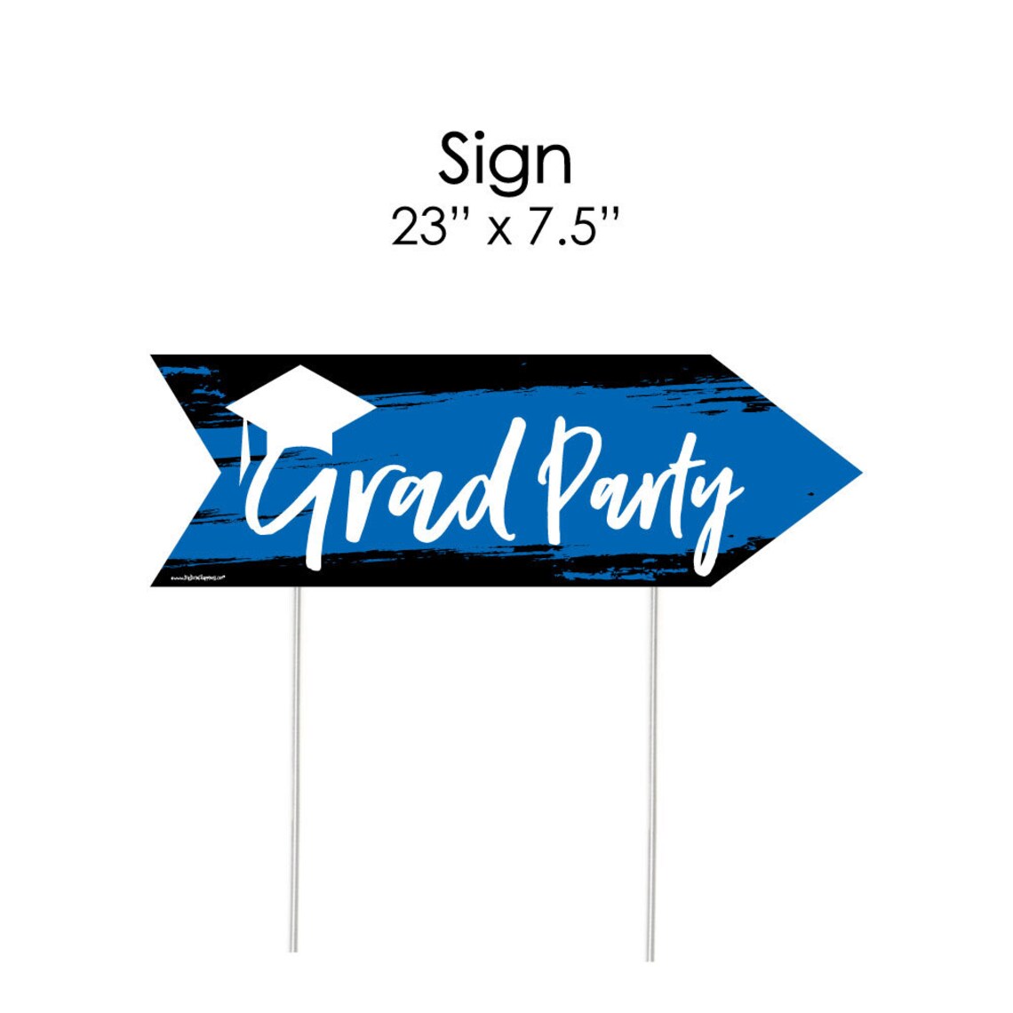 Blue Grad Best is yet to Come Graduation Arrows Double - Etsy