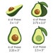Hello Avocado Die-cut Straw Decorations Fiesta Paper Cut-outs & Striped ...
