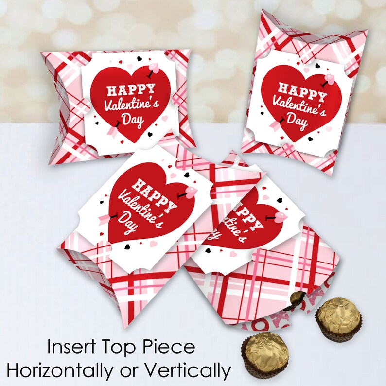 Conversation Hearts Favor Gift Boxes Valentines Day Party - Etsy