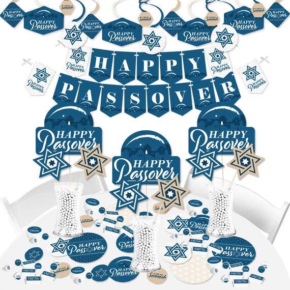Happy Passover - Pesach Jewish Holiday Party Supplies - Banner ...
