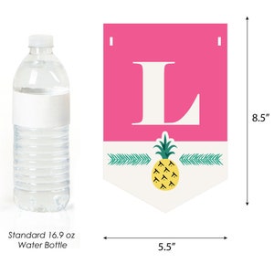 Pink Flamingo - Party Like a Pineapple - Tropical Summer Party Bunting ...