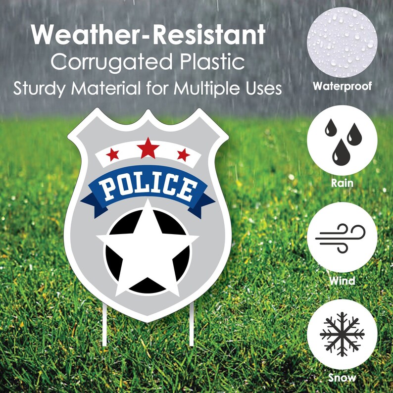 Calling All Units Police Yard Sign and Outdoor Lawn - Etsy