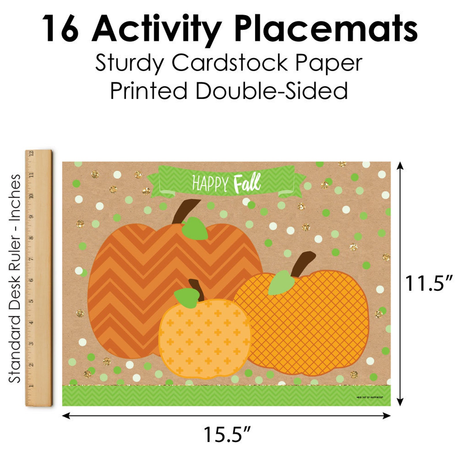 Pumpkin Patch - Paper Fall, Halloween, or Thanksgiving Party Coloring ...