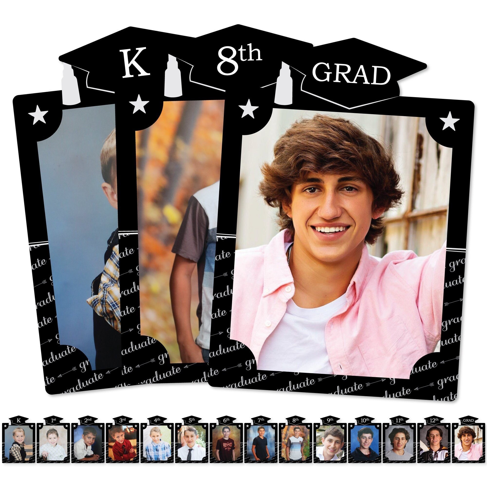 Graduation Cheers - 8 X 10 Inches K-12 School Photo Holder - DIY ...