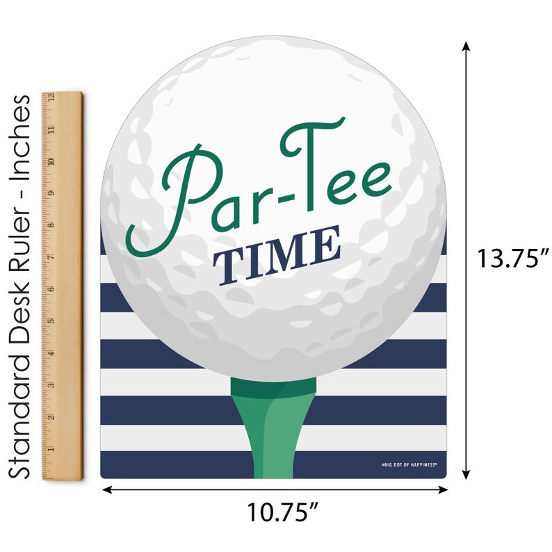 Par-tee Time Golf Outdoor Lawn Sign Birthday or - Etsy