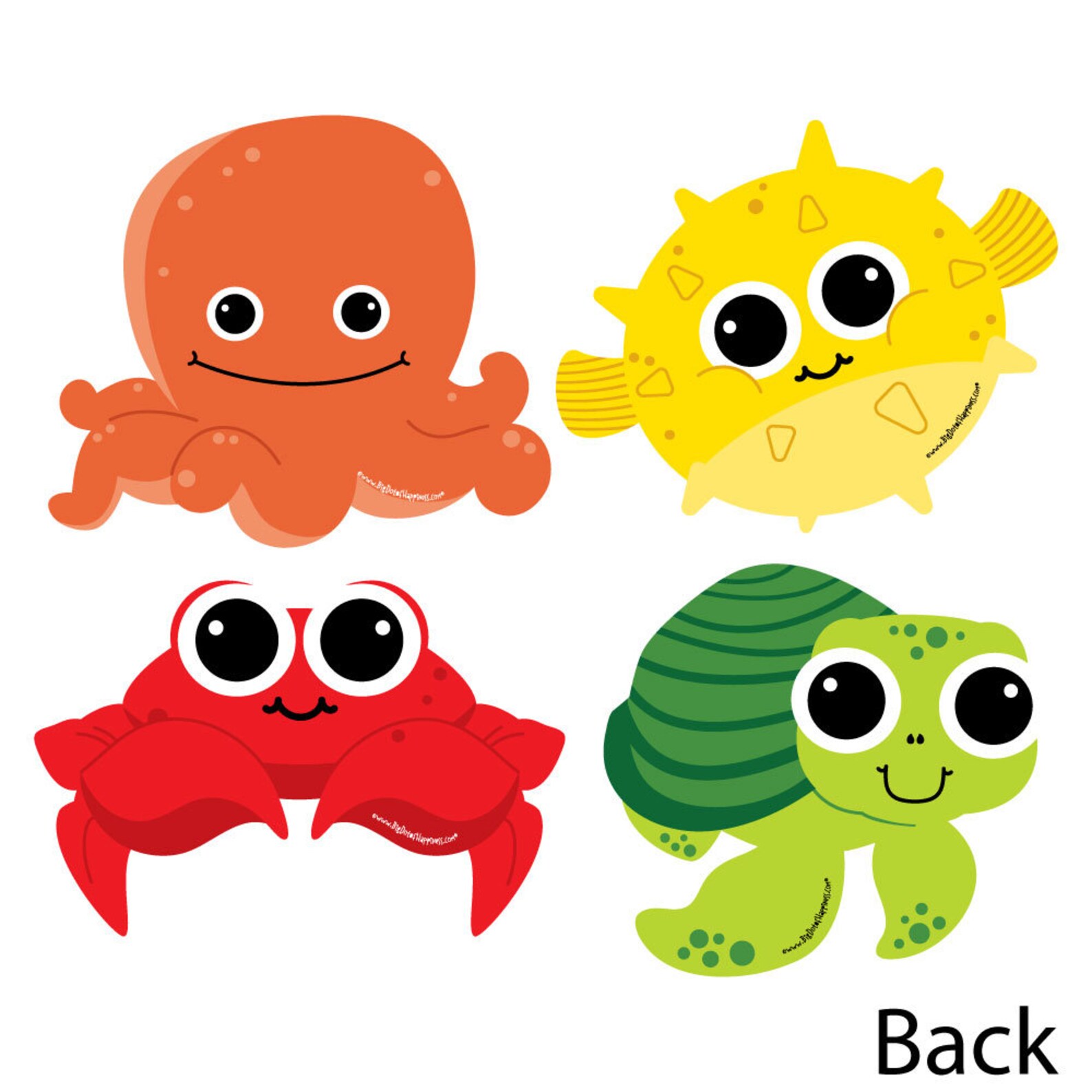 Under the Sea Critters DIY Decorations Party Essentials | Etsy