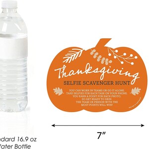 Happy Thanksgiving - Selfie Scavenger Hunt - Fall Harvest Party Game ...
