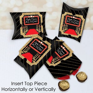 Red Carpet Hollywood - Favor Gift Boxes - Movie Night Party Large ...