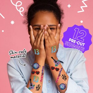In My Party Era Temporary Tattoos for Kids and Adults Birthday Party ...