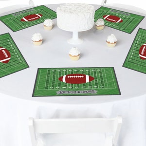 End Zone - Football - Paper Birthday Party Coloring Sheets - Activity ...