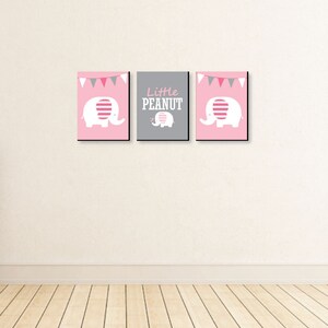 Pink Elephant - Kids Room, Nursery & Home Décor - 7.5” X 10” Kids Wall ...
