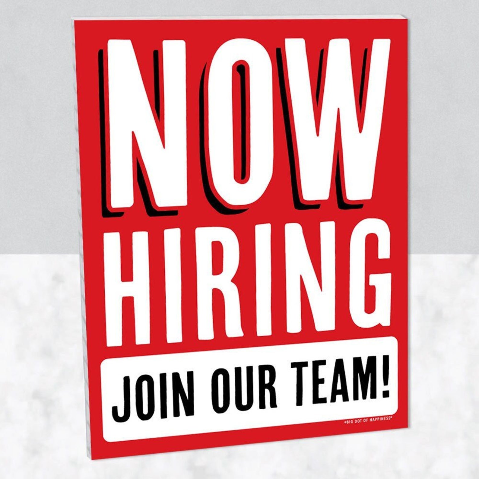 Now Hiring Sign Business Decorations Printed on Sturdy - Etsy