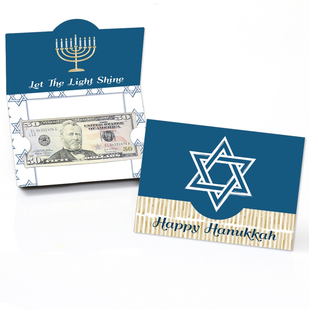 Happy Hanukkah Holiday Party Money and Gift Card Holder Chanukah ...