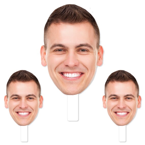 Fun Face Combo - Custom Photo Big Head Cut Out Photo Booth and Fan ...