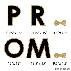 Prom - Large Prom Night Party Decorations - Prom - Outdoor Letter ...
